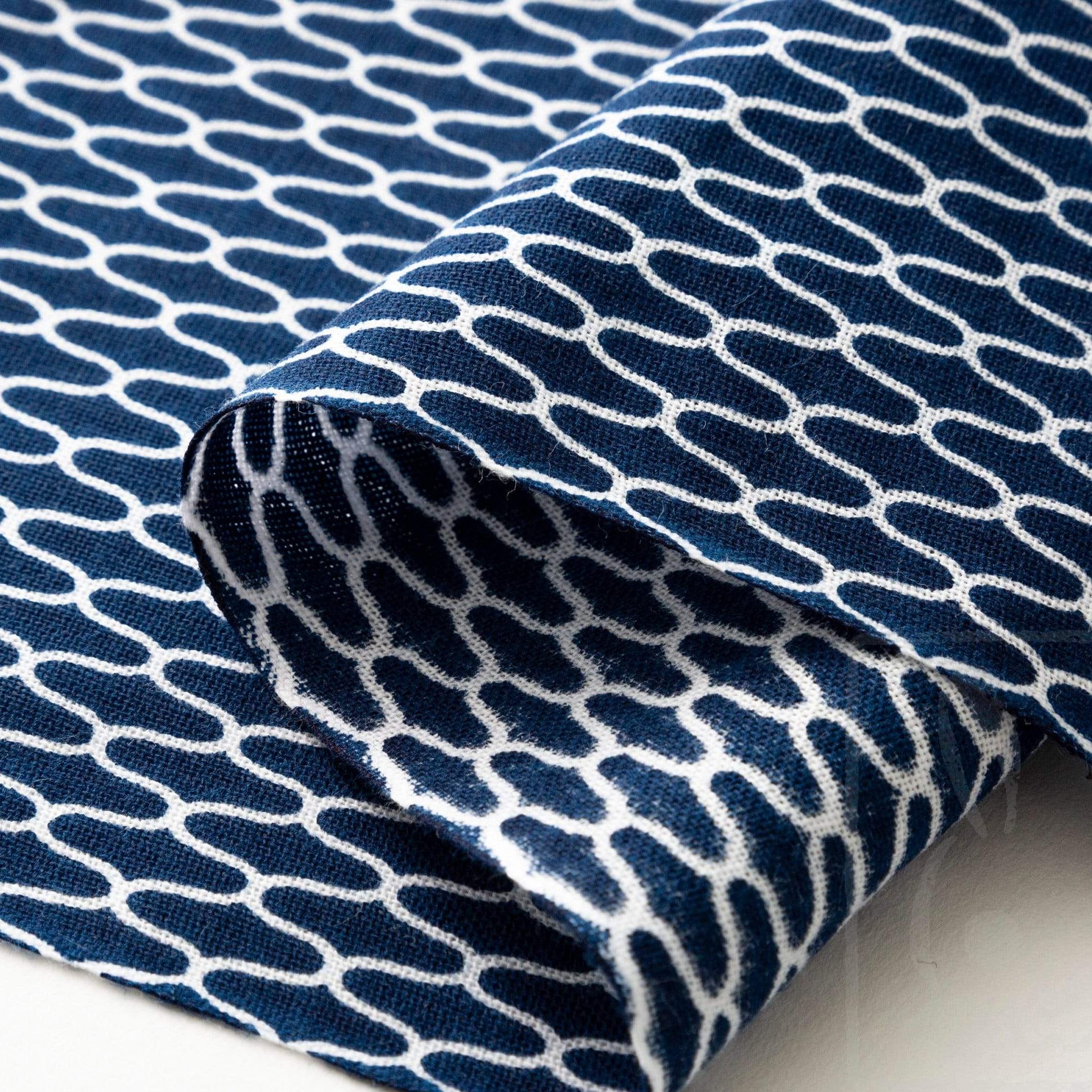 Tenugui Japanese Traditional Cotton Cloth 35x90cm (13" x 35").. -ajiro